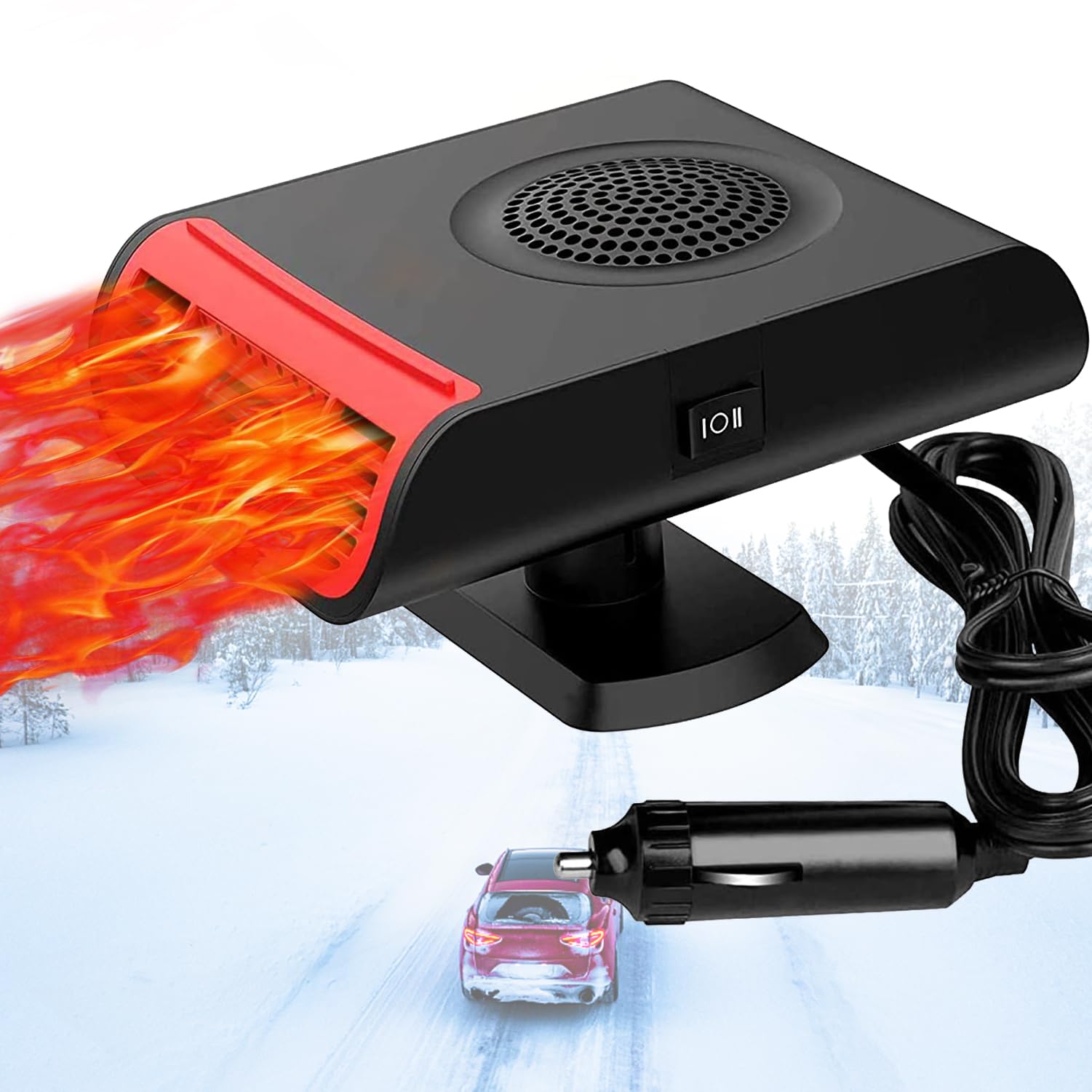 Amazon.com: Portable Car Heater, 12V Car Heater Defroster With 2 in 1 ...