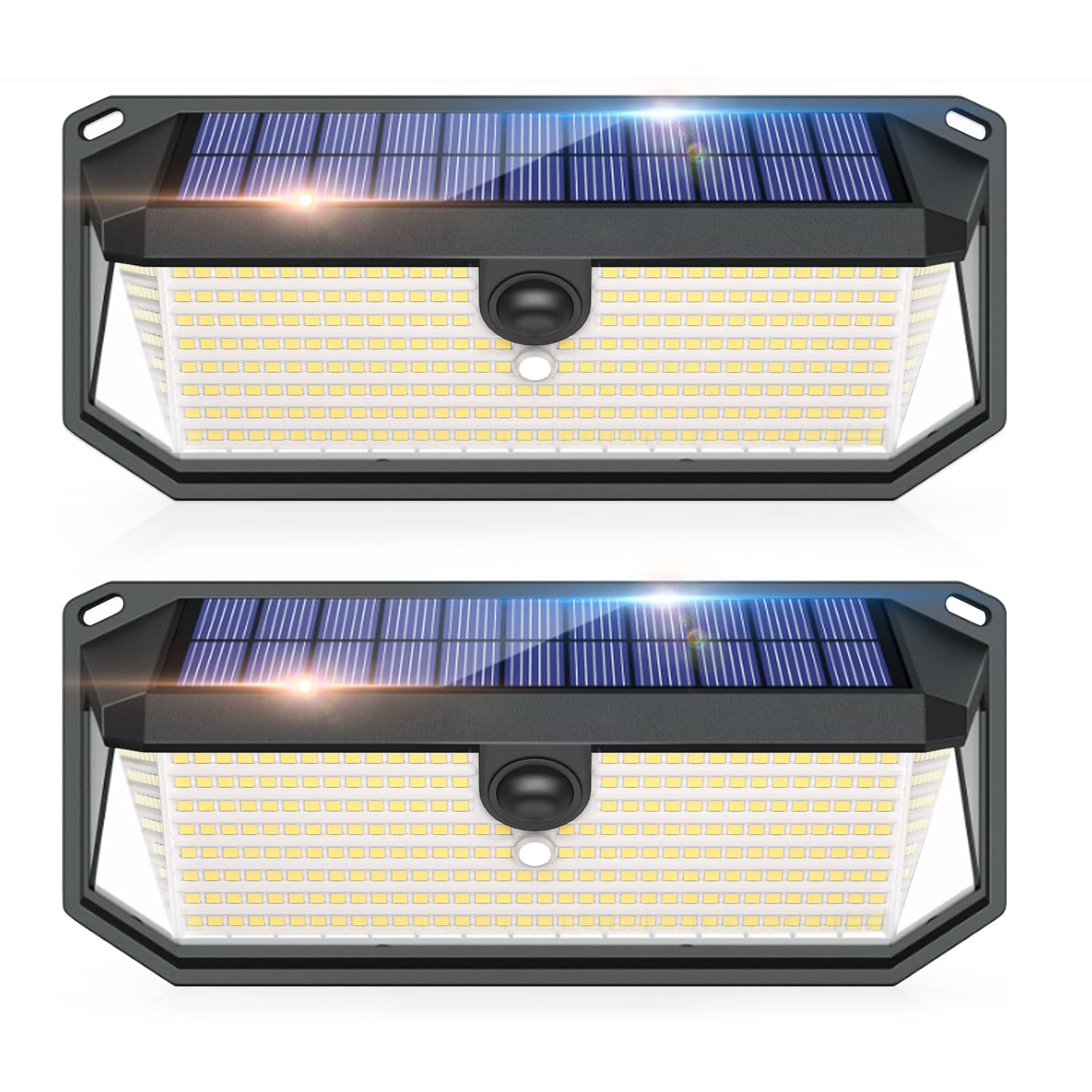 SyouHome Solar Lights Outdoor, 4000LM 380 LEDs Solar Motion Lights ...