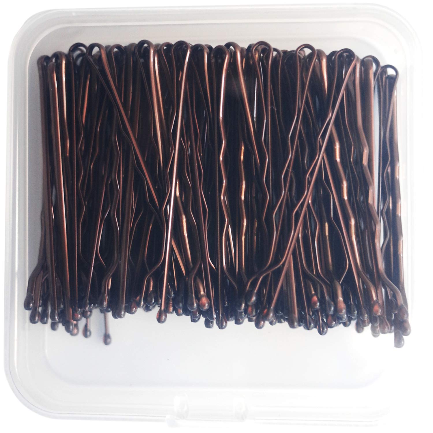 Snapklik.com : Bobby Pins Bulk Brown Bronze 100 Count Hair Bob Pins ...