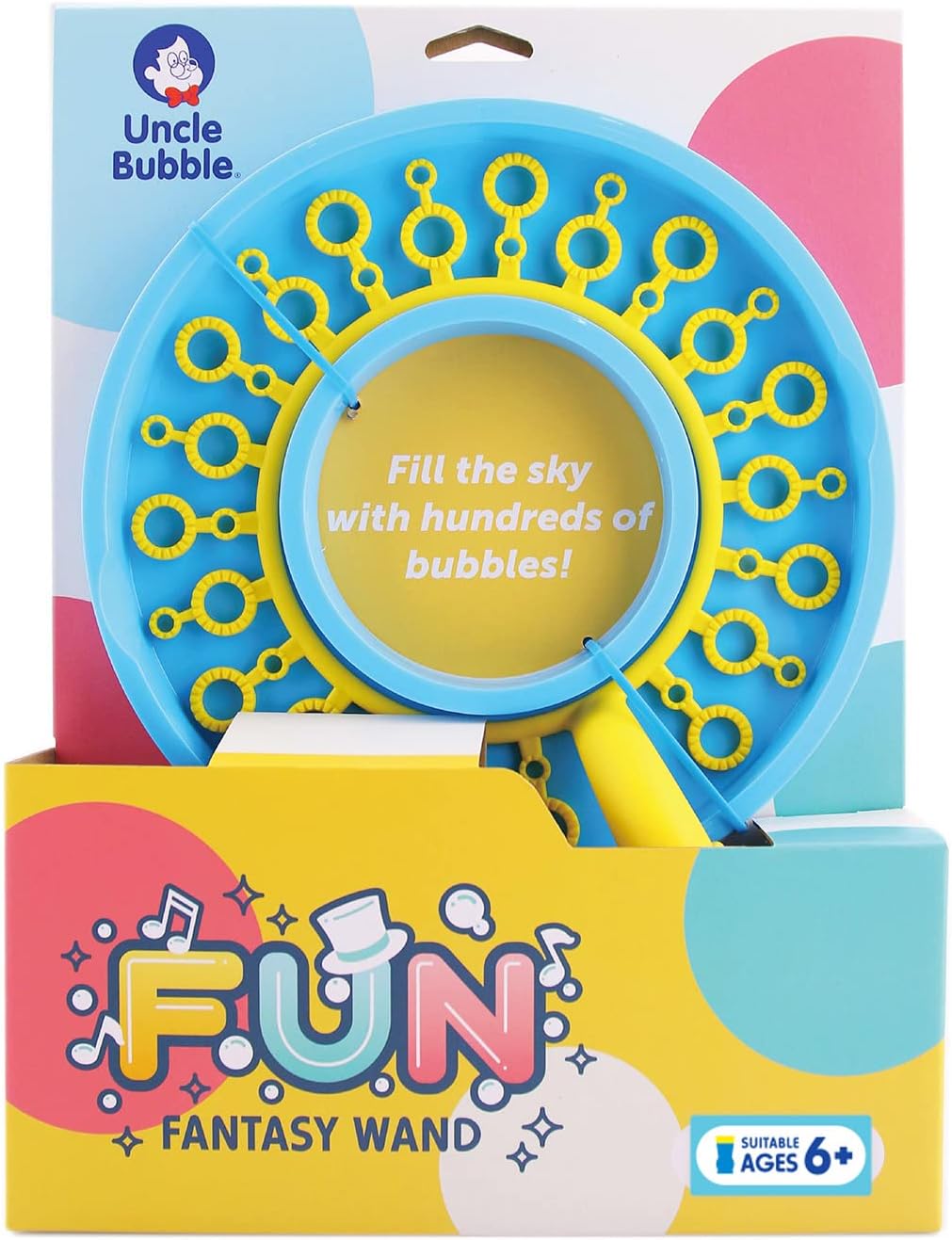 Amazon | Uncle Bubble Fun ファンタジー・ワンド ビッグバブル用特製シャボン玉液付 しゃぼん玉 シャボン玉液 こども 子供 キッズ プレゼント アウトドア キャンプ 庭 ...