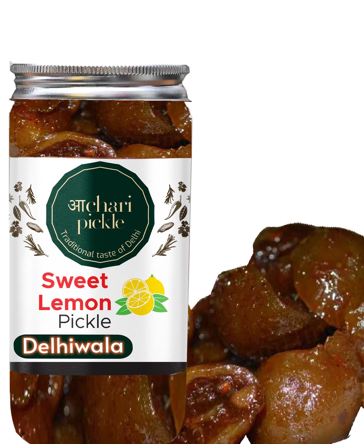 Achari PicklesDelhiwala Sweet Lemon Pickle Khatta Meetha Nimbu Sweet ...