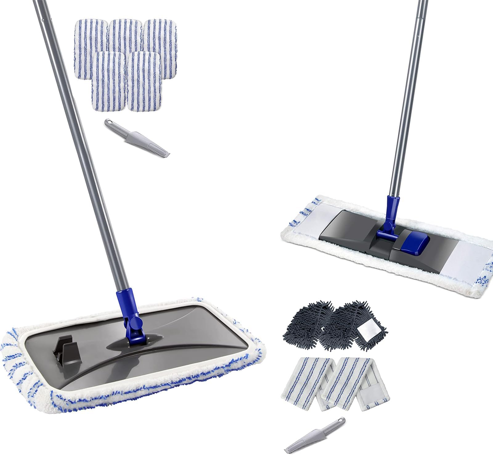 Amazon.com: MASTERTOP Large Microfiber Mop and Professional Microfiber ...