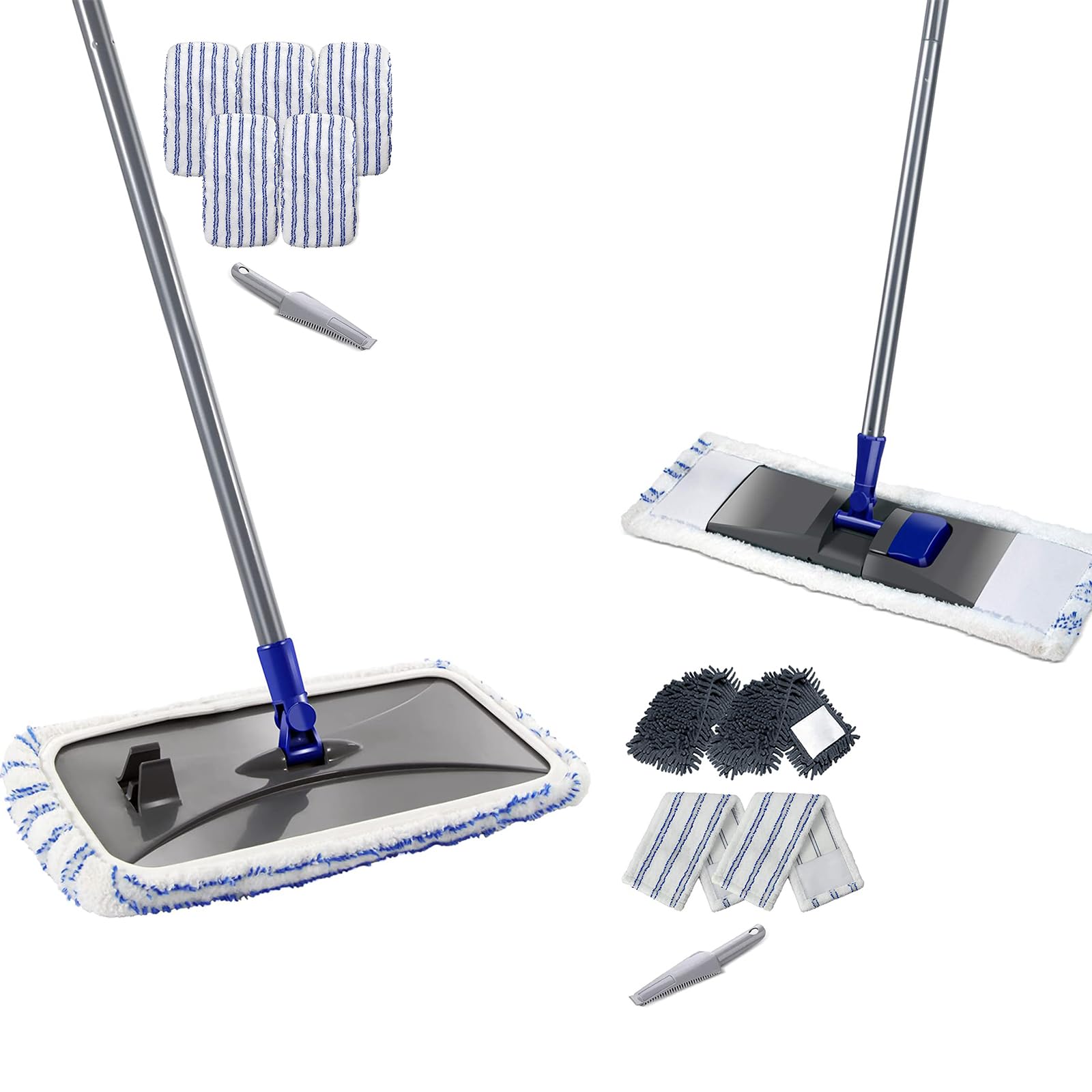 Amazon.com: MASTERTOP Large Microfiber Mop and Professional Microfiber ...