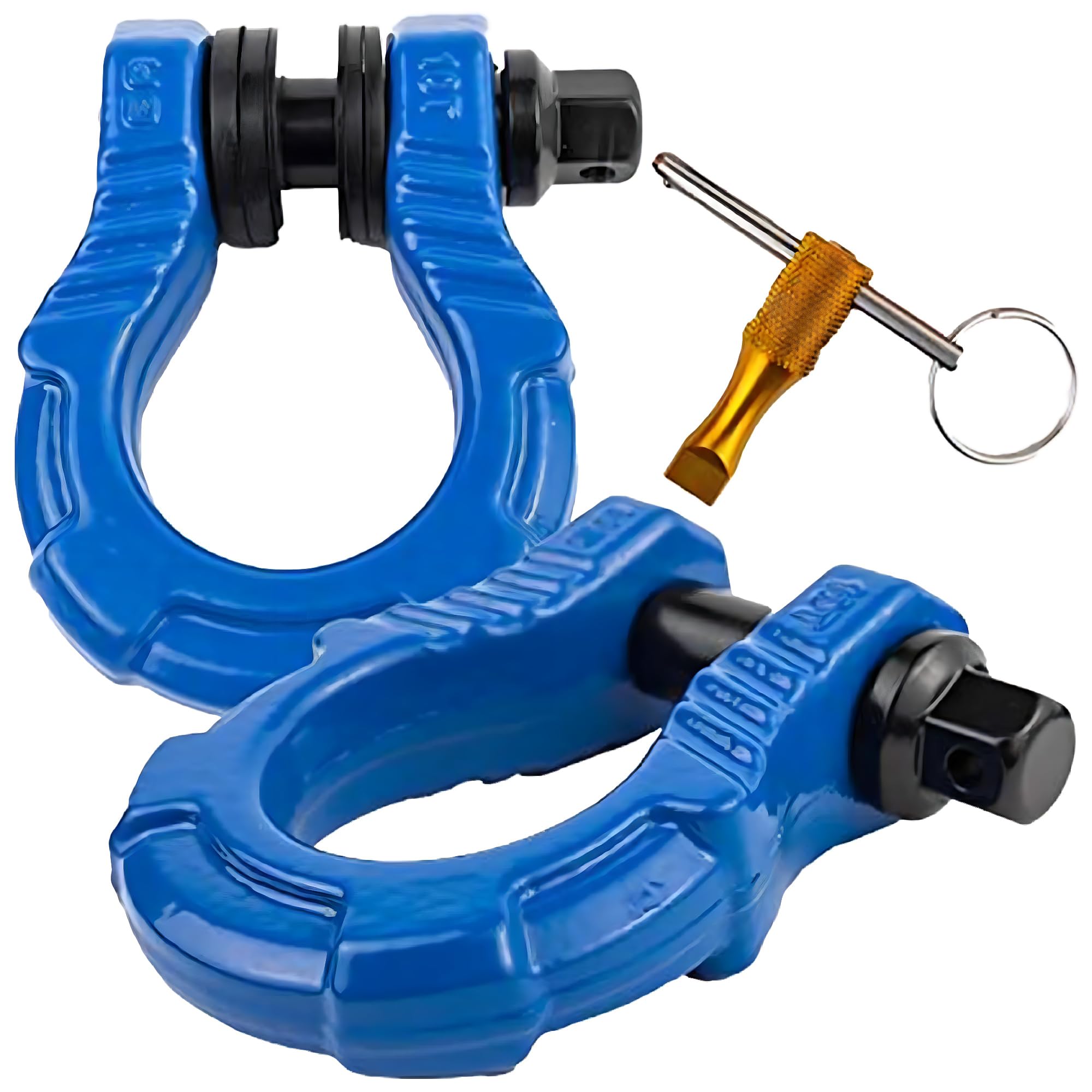 Amazon.com: GearAmerica UBER Shackles with Anti-Theft Lock - 80,000 Lbs ...