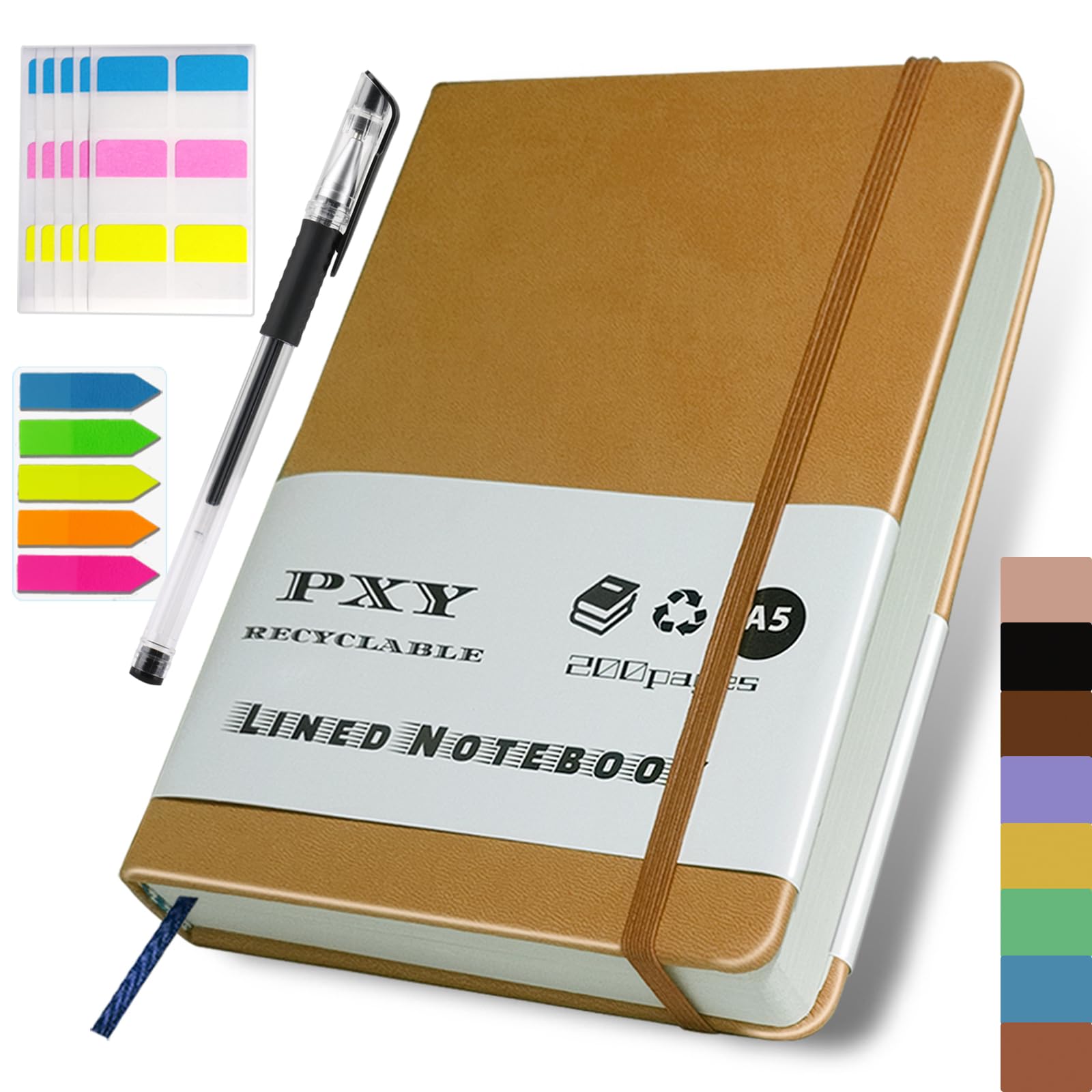 Snapklik.com : Luxury Premium Lined Journal Notebook, 200 Pages Real ...