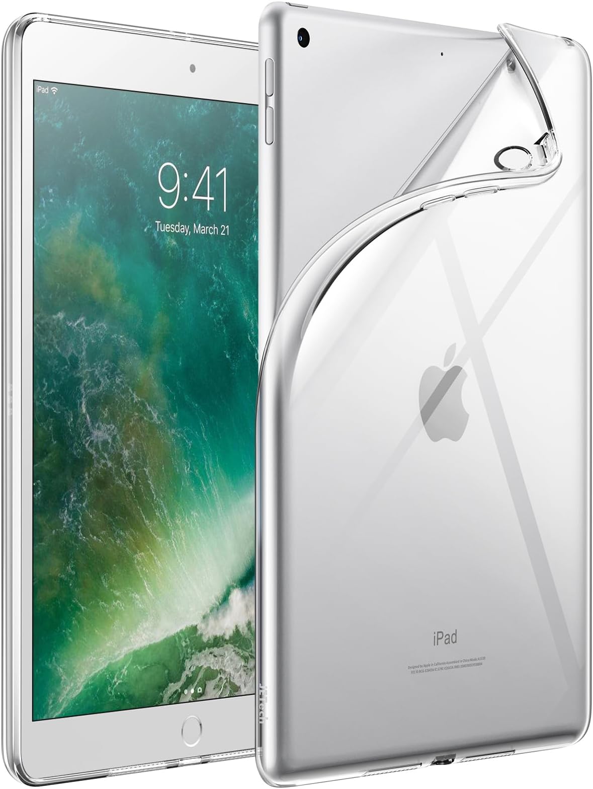 JETech Case for iPad 9.7-Inch (6th/5th Generation, 2018/2017), Soft TPU ...