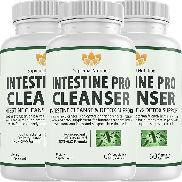 Buy Supremal Nutrition (3 Pack) Intestine Pro Cleanser, Cleanse and ...