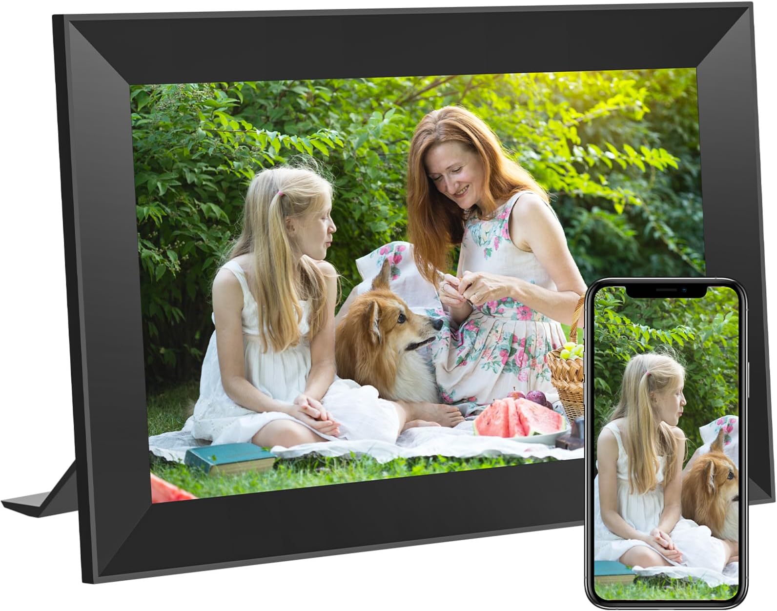 Amazon.com : KODAK Wooden WiFi Digital Picture Frame, 32G 10.1 Inch ...