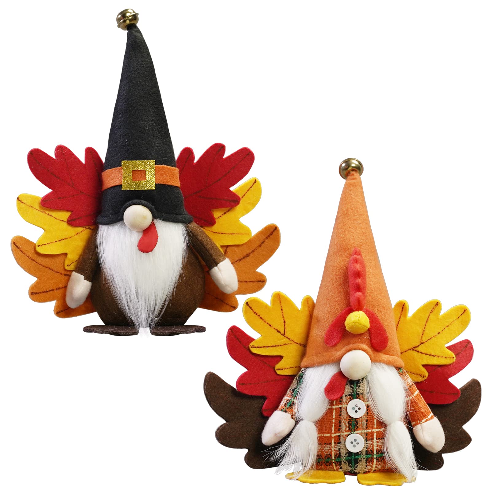 Amazon.com: CRCZK Turkey Fall Gnome, Thanksgiving Gnome Decorations ...