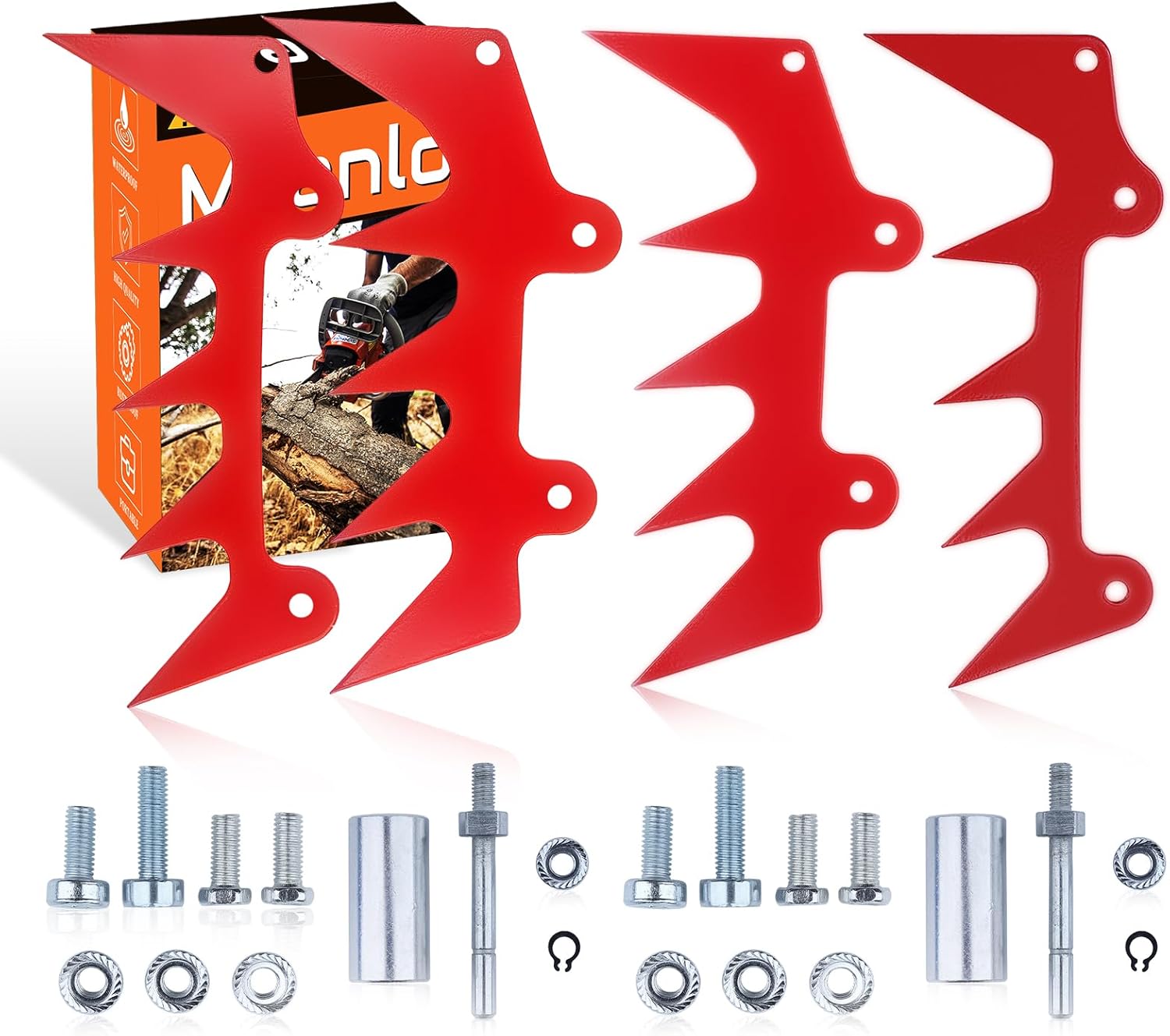 Amazon.com: Mtanlo Dual Felling Dog Bumper Spikes Chain Catcher Set for ...