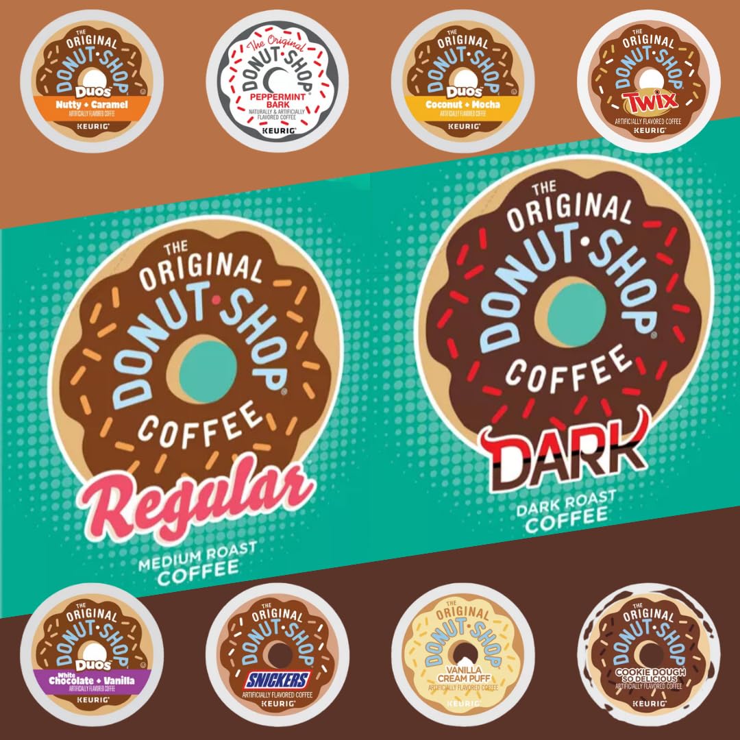 Amazon.com: 30 Count - Original Donut Shop Variety Pack Coffee Pods K ...