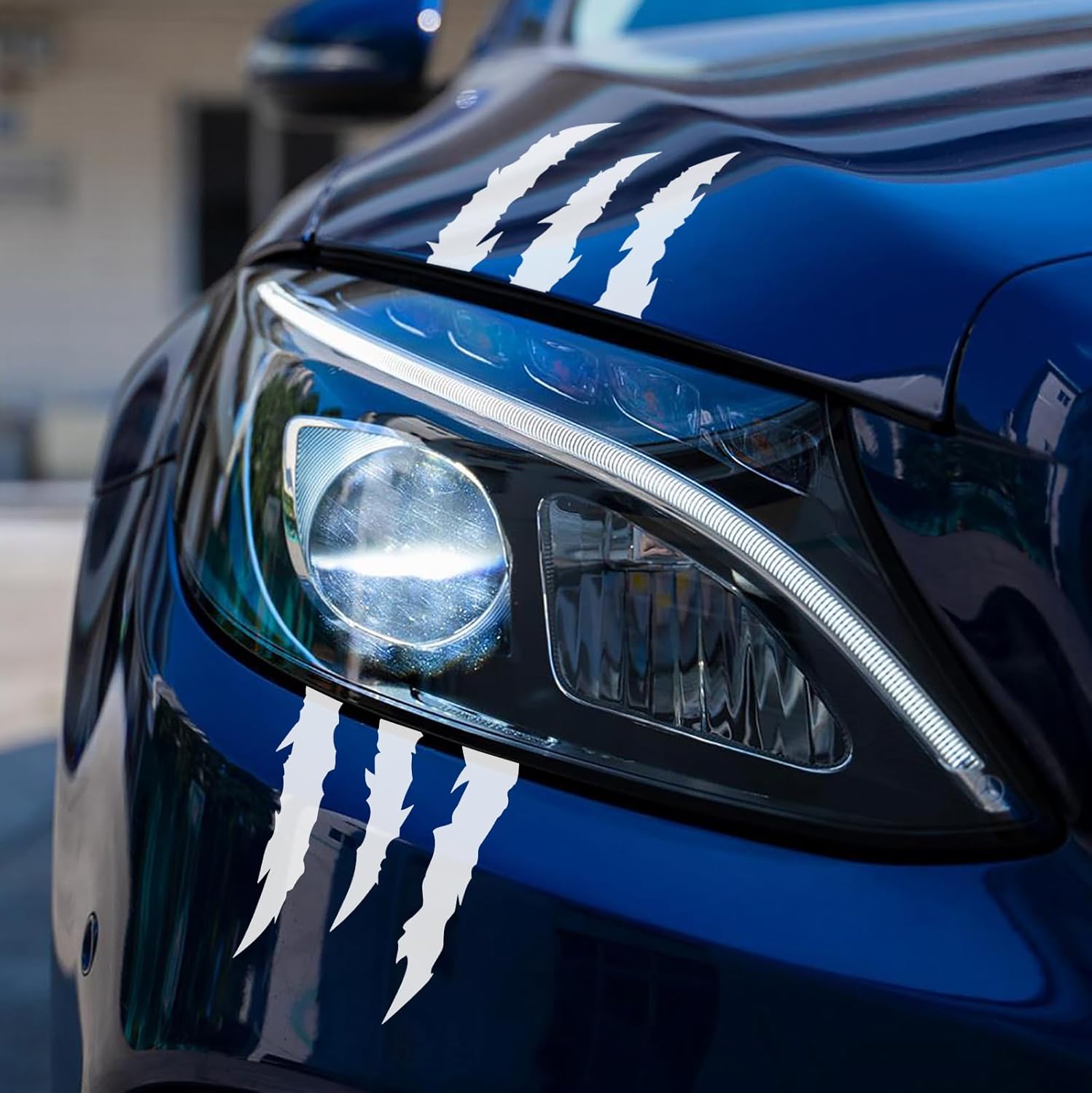 Amazon.com - HUWANDE 4Pcs Car Stickers Vinyl Claw Marks Decals for Men ...