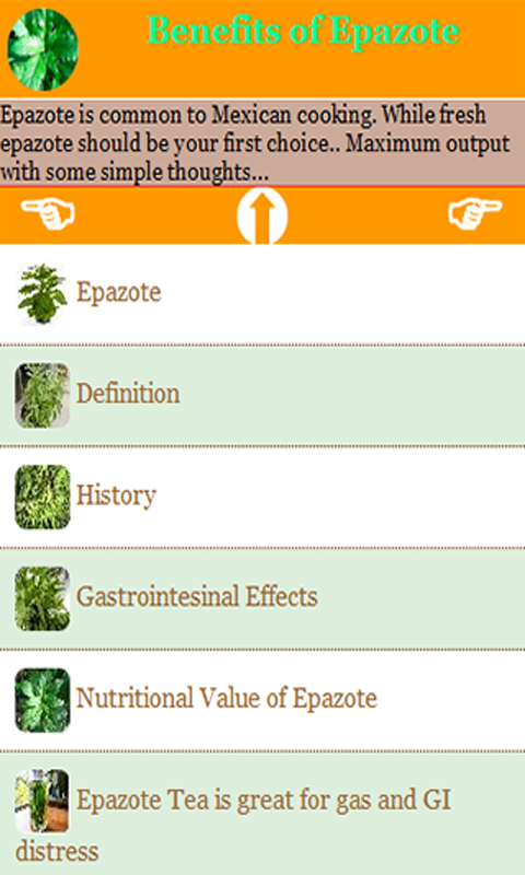 Benefits of Epazote:Amazon.co.uk:Appstore for Android