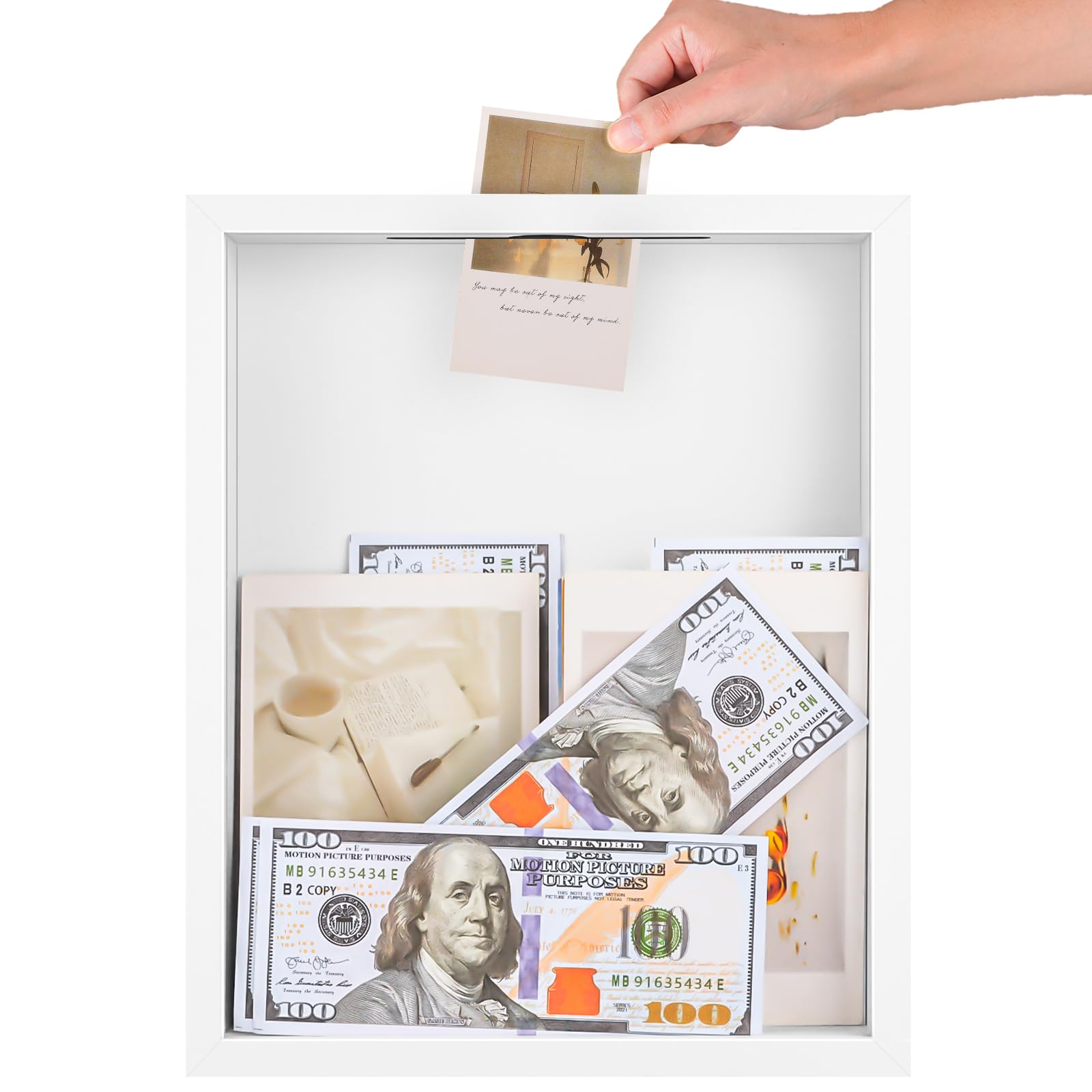 Amazon.com - 8x10 Travel Shadow Box Display Case Frame, Memory Box ...