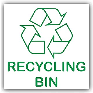 Amazon.co.uk: recycle bin signs
