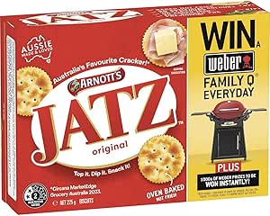 Arnott's Jatz Original Cracker Biscuits, 225 Grams : Amazon.com.au ...