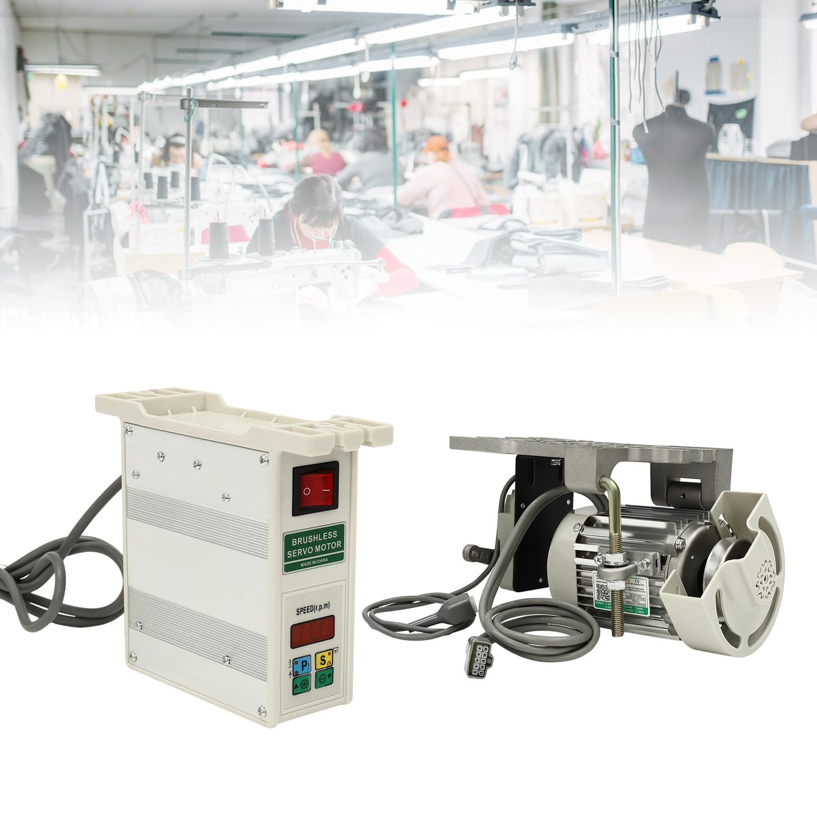 Buy Electric Brushless Servo Motor, 600W Industrial Sewing Machine ...