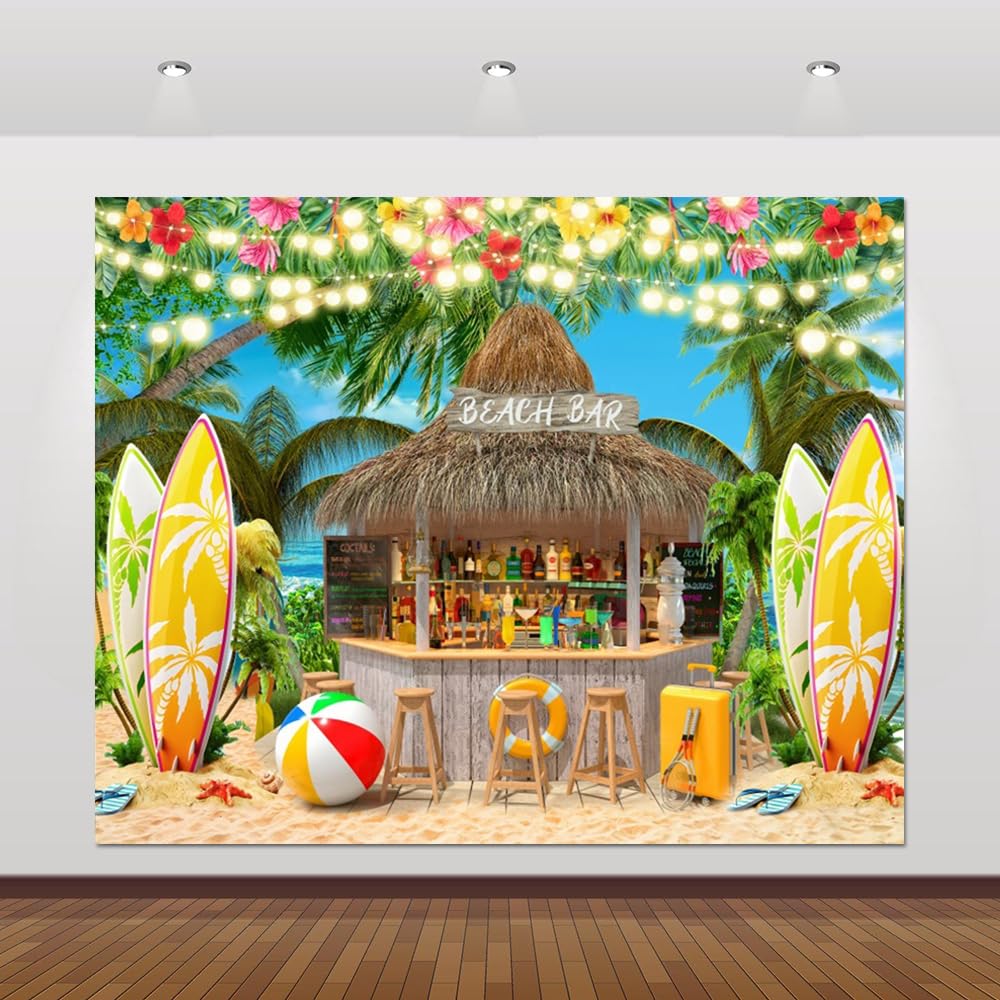 Wallpaper Summer Theme Party Decorations POOL BEACH Party Backdrop