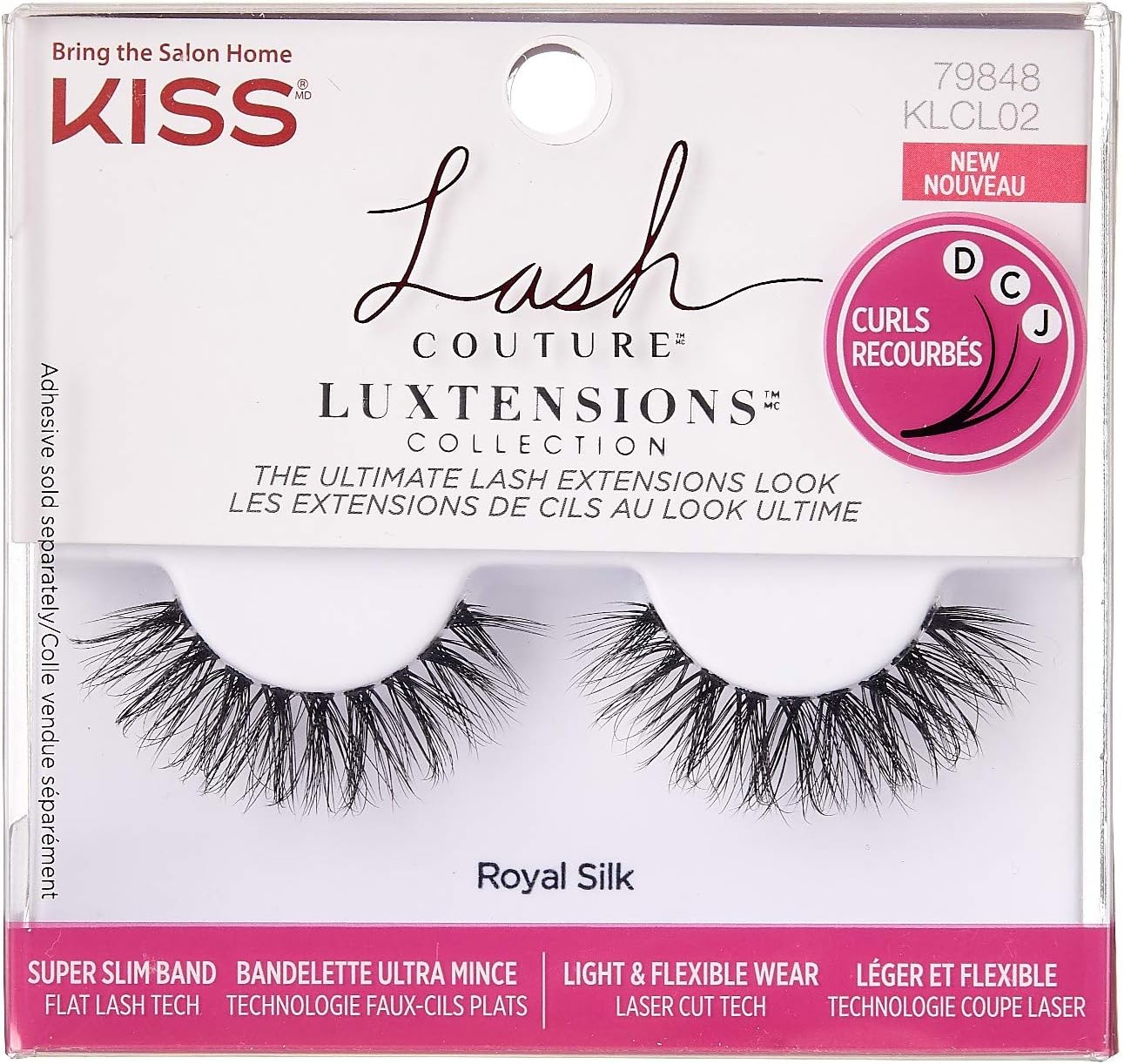 Amazon.com: KISS Lash Couture Luxtension False Eyelashes, 'Royal Silk ...