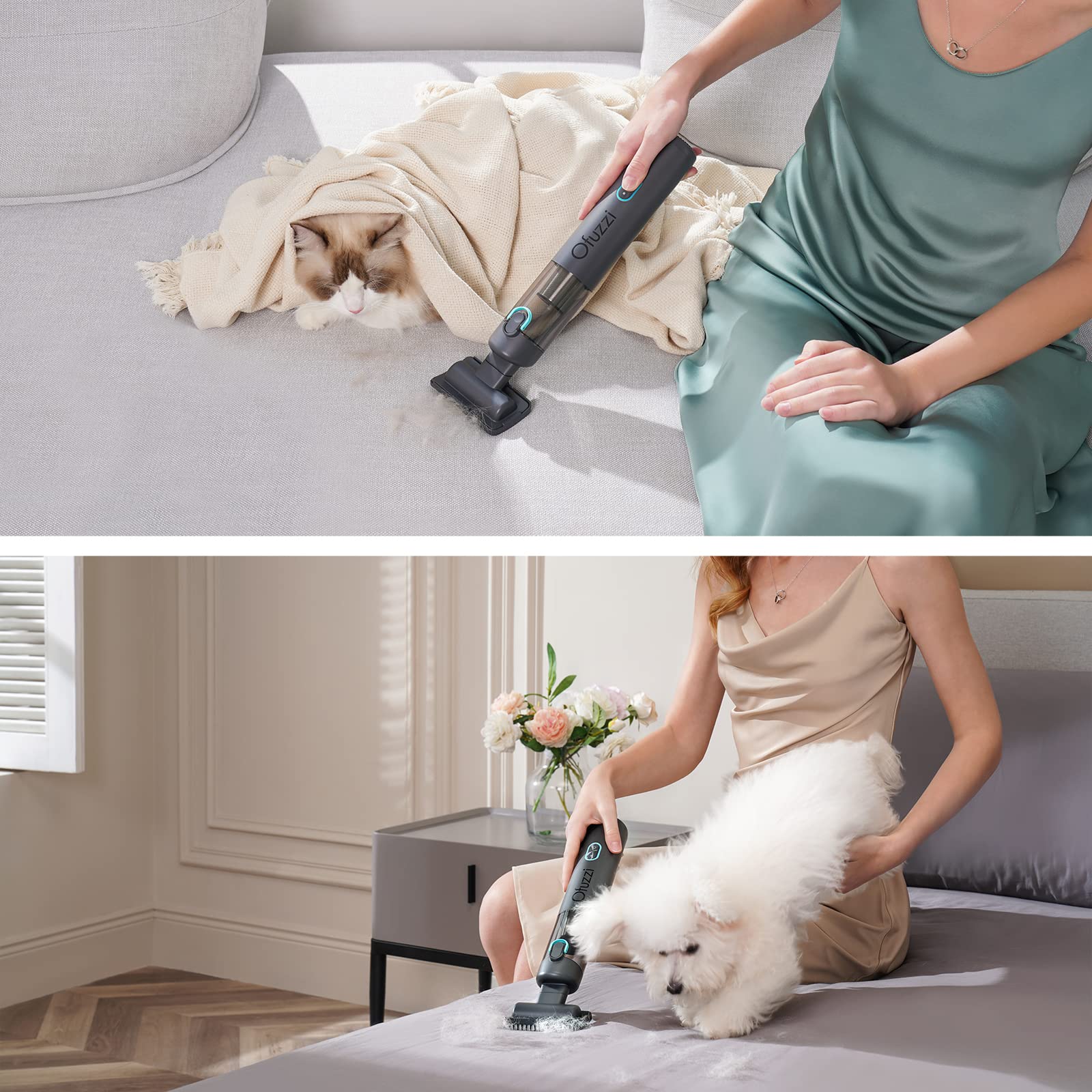Ofuzzi H8 Apex Cordless Handheld Vacuum Cleaner, 30AW Powerful Suction ...