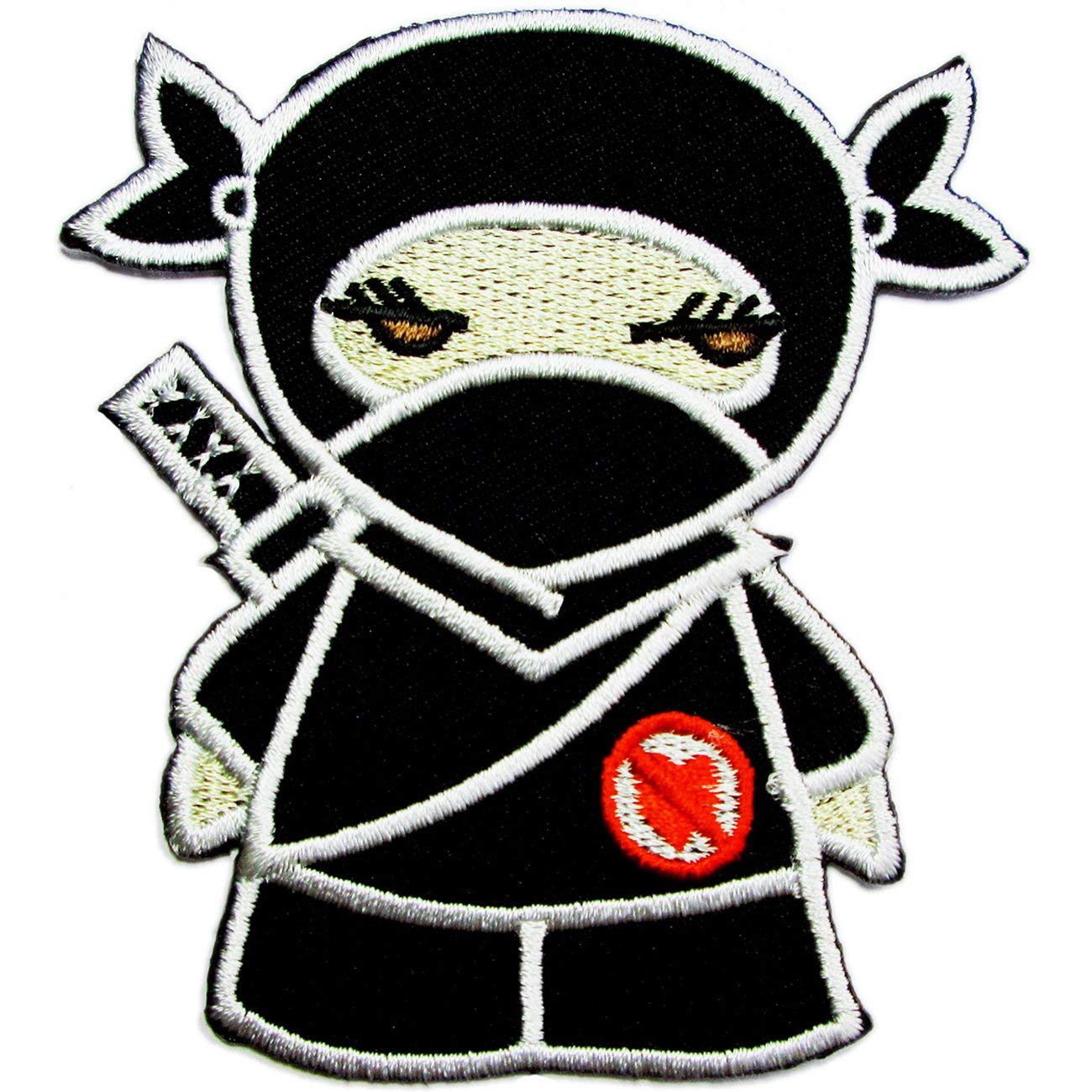 Amazon.com: Graphic Dust Ninja SD Embroidered Iron on Patch Warrior ...