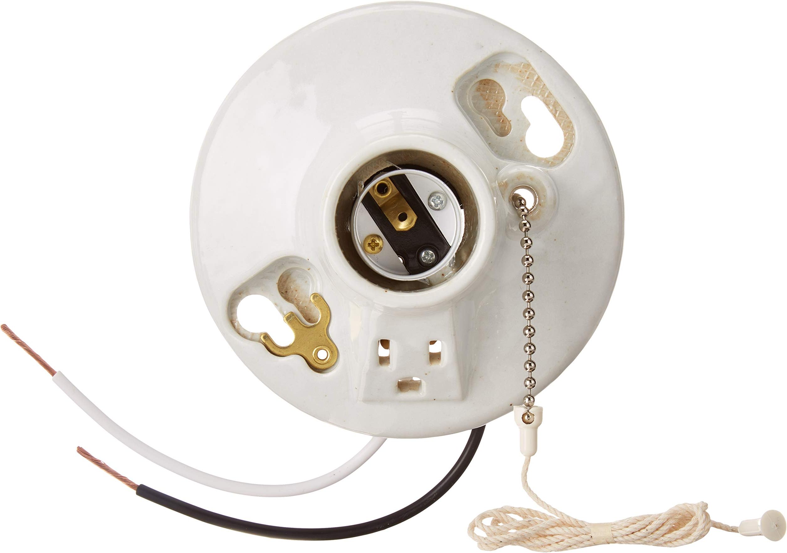 EATON 659-SP Eagle Ceiling Receptacle Lamp Holder, 660 W, Medium Base ...