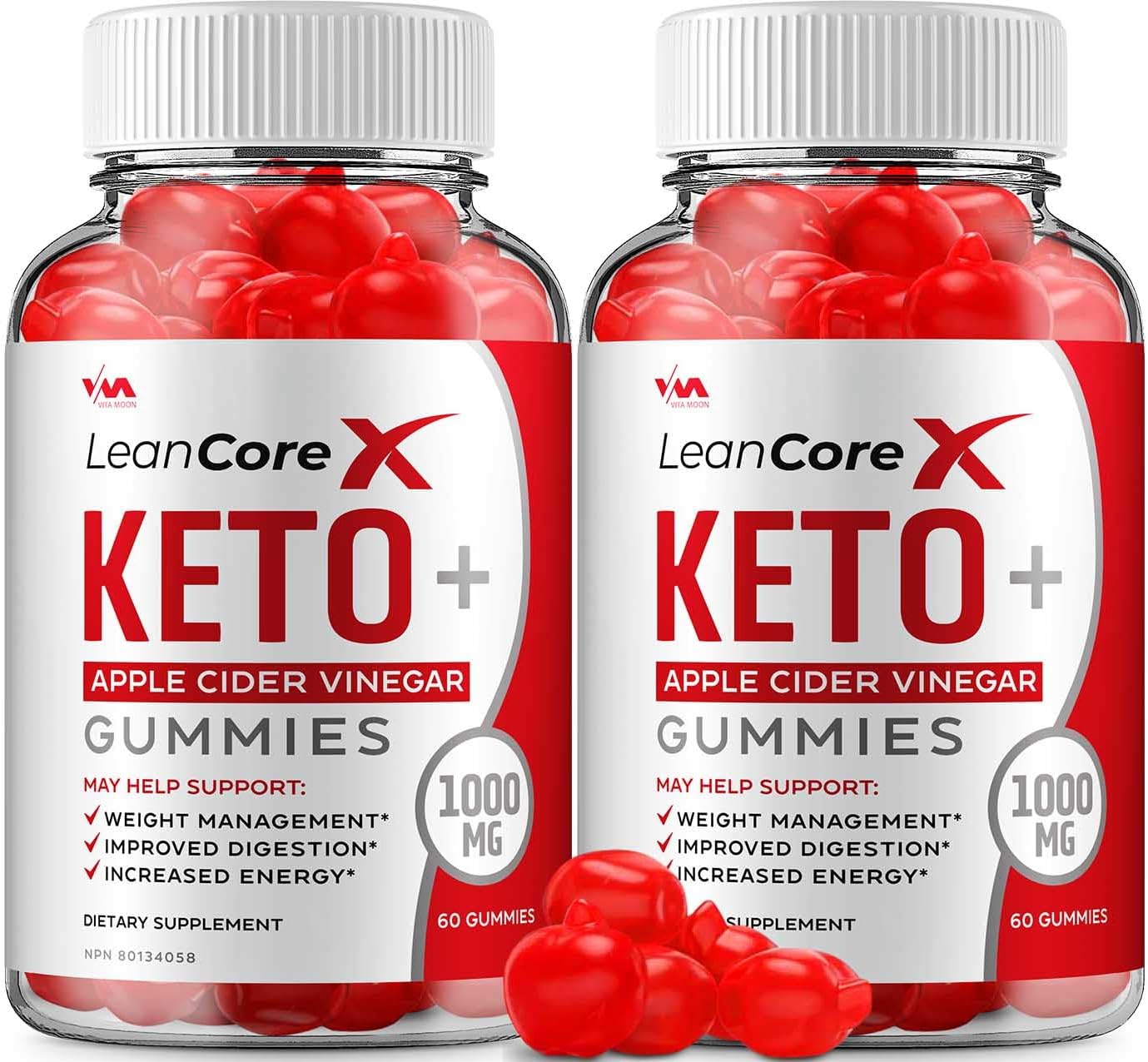 (2 Pack) Lean Core ACV Gummies - LeanCore Gummies for Weight Management ...