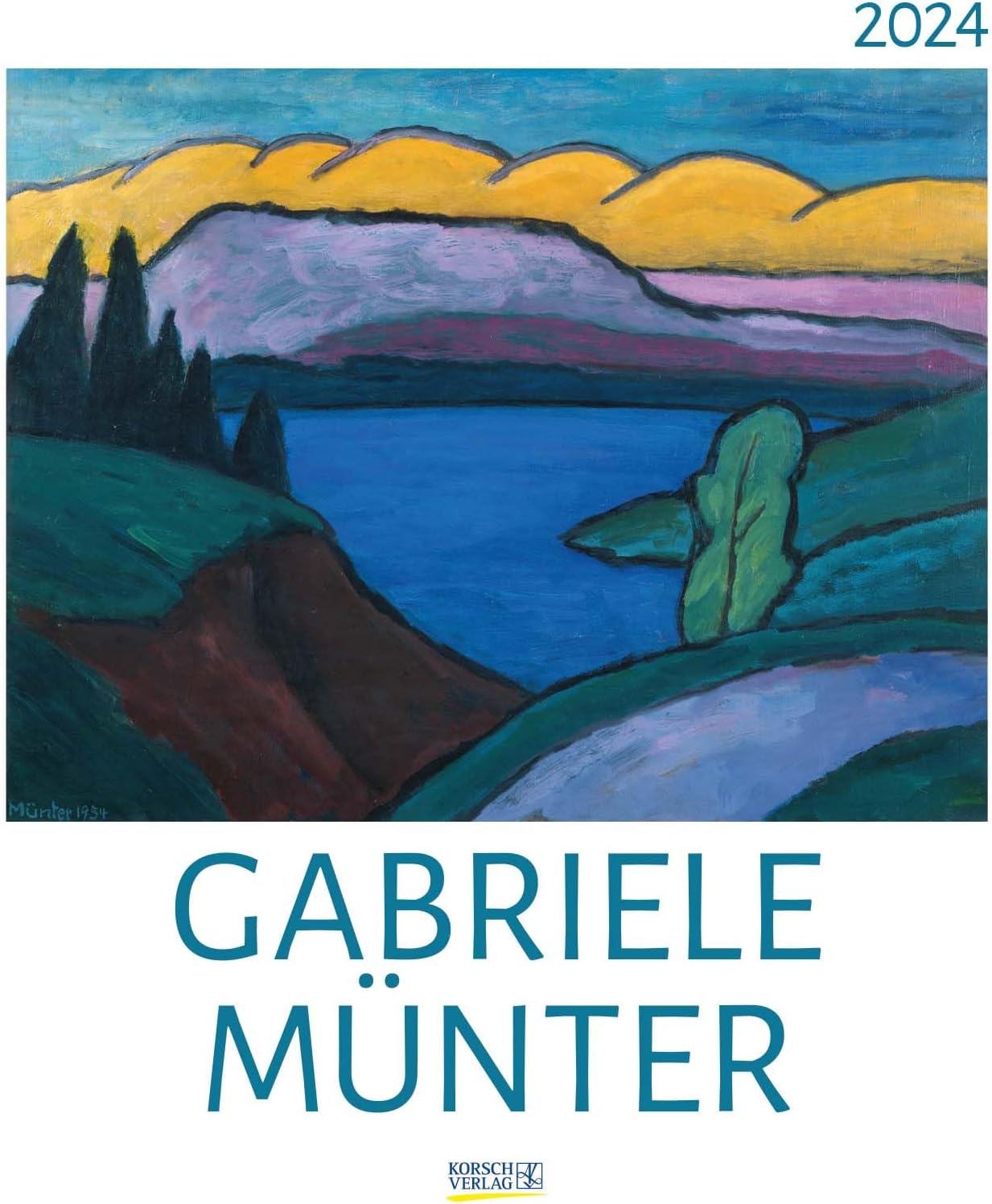 Amazon.com: Gabriele Münter 2024: Kunstkalender mit Werken der ...