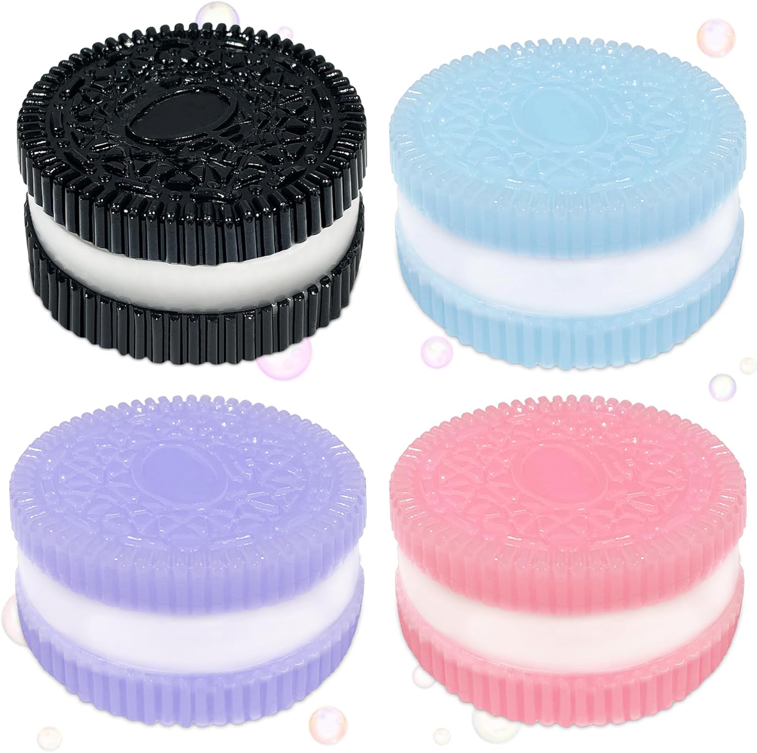4PCS Biscuit Stress Relief Toy,Super Soft Pinching Simulation ...