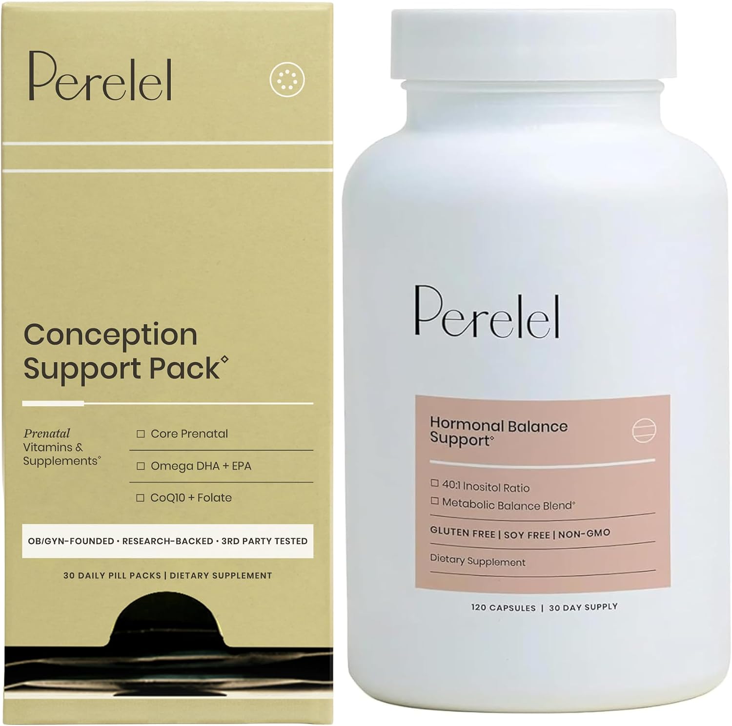 Amazon.com: Perelel Conception Support Pack & Hormone Balance Support ...