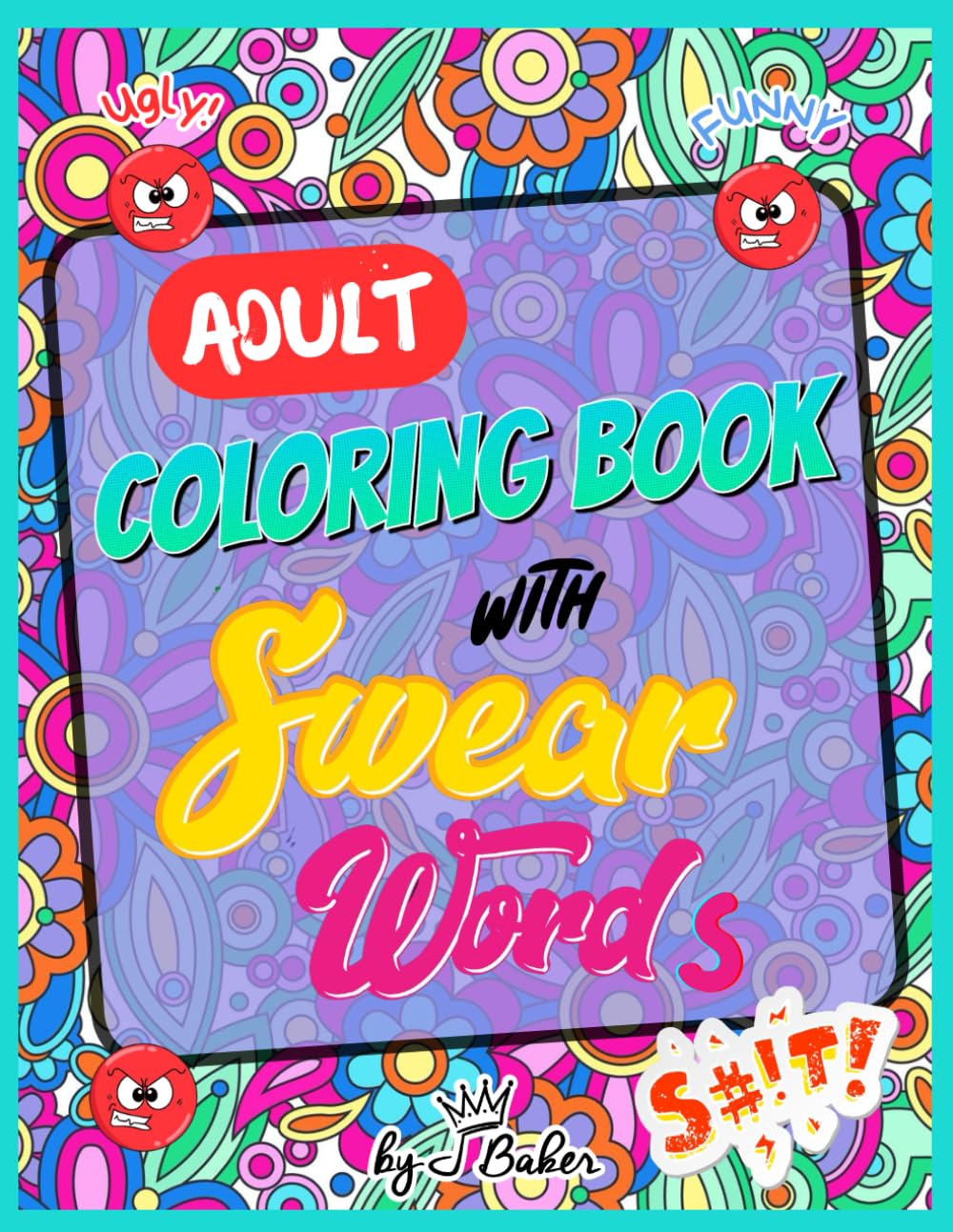 Amazon.com: Adult Coloring Book with Swear Words: A Funny Coloring Book ...