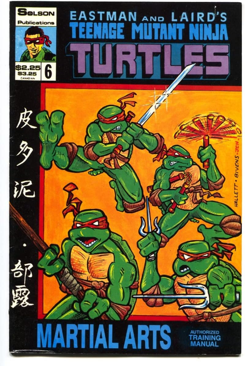 Amazon.com: TMNT Authorized Martial Arts Training Manual #6 -Solson ...