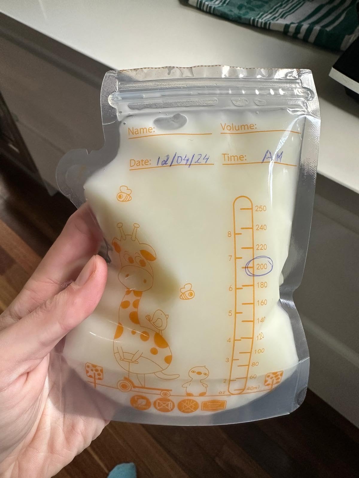 MORJCG 50 Pcs Breast Milk Storage Bag, Breast Milk Storage, 250ml ...