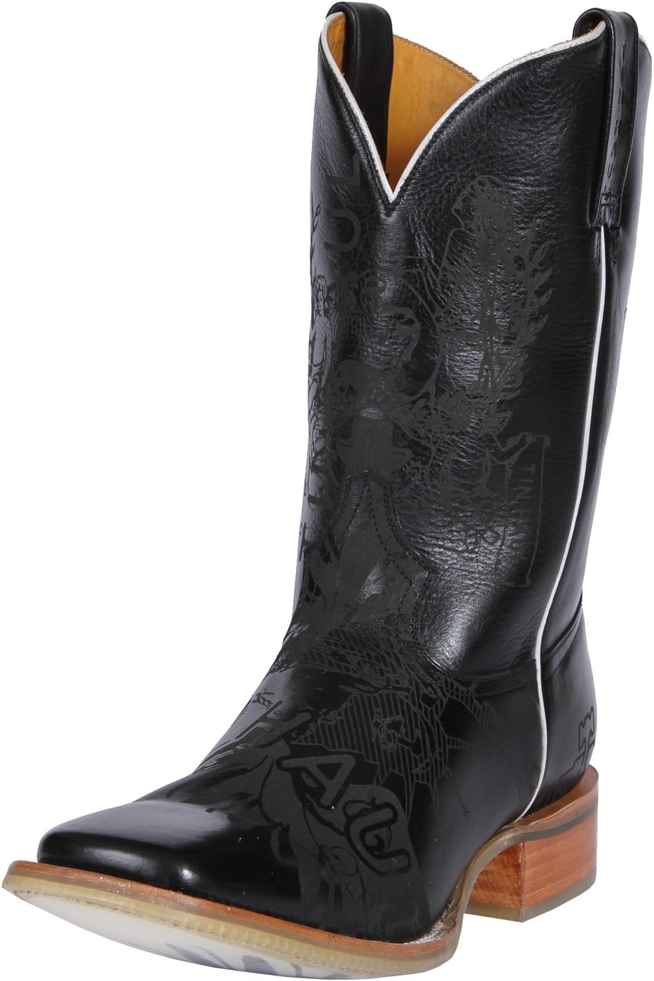 Amazon.com | Tin Haul Men's Liberty Chick Boots - Black - 11.0 D | Boots
