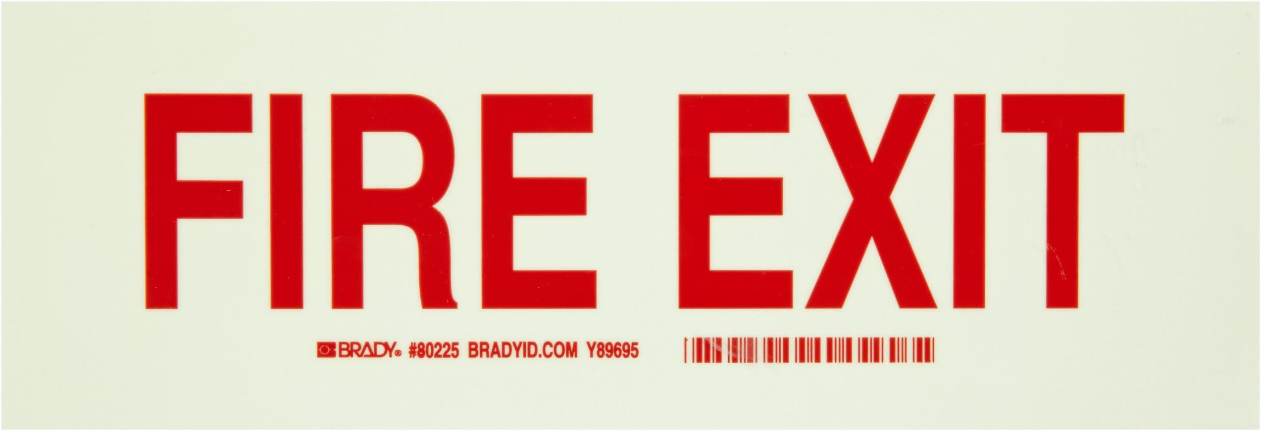 Amazon.com: Fire exit arrow Safety signs 300mm x 100mm - Pack of 10 ...