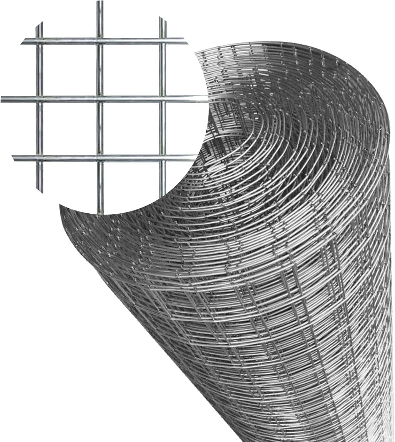 Stainless Steel Welded Wire Mesh, 1/2 inch Square Hardware Cloth ...