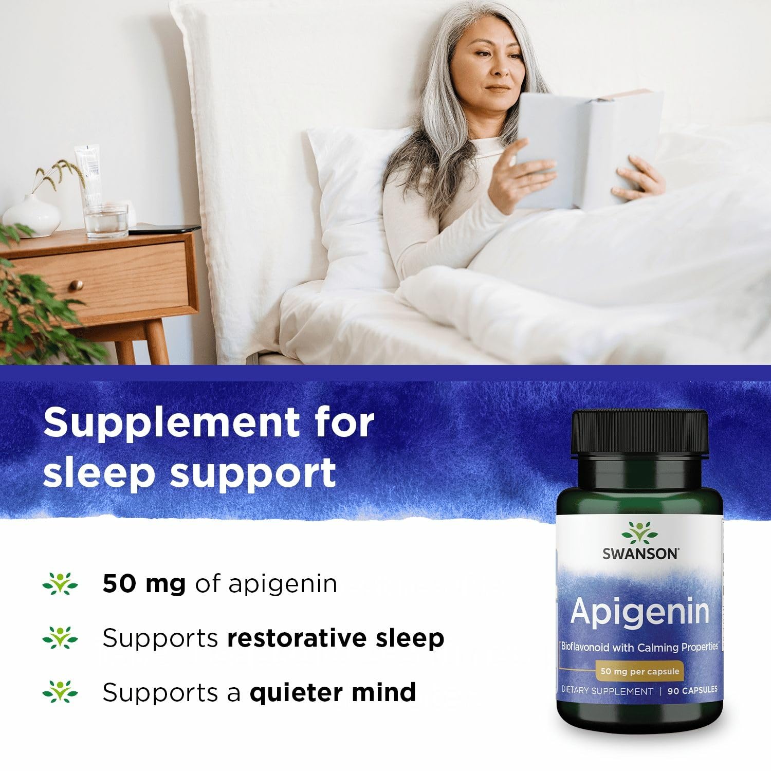 Snapklik.com : Swanson Apigenin - Bioflavonoid Supplement That Offers ...