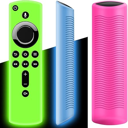 Amazon.com: [2 Pack] Firestick Remote Cover Case (Glow in the Dark ...