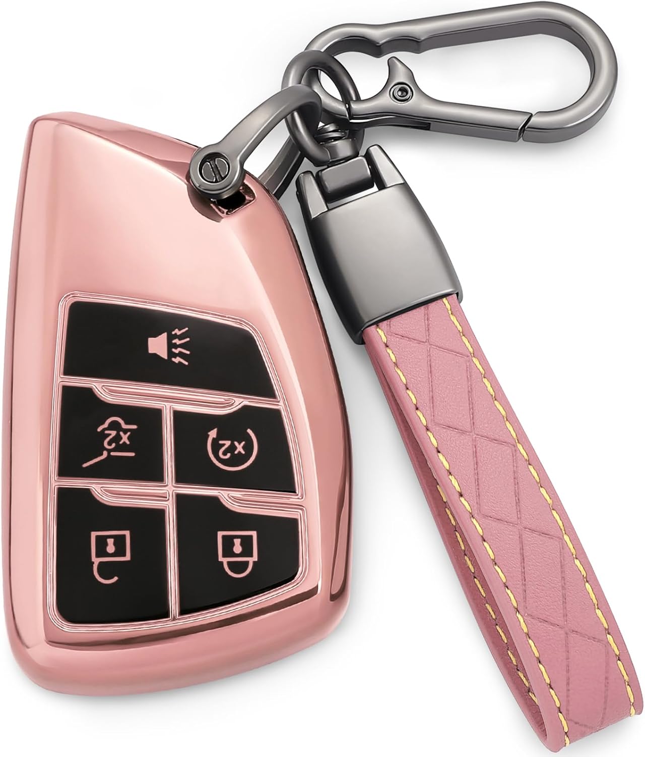 Amazon.com: COTIYBOK for Chevy Key Fob Cover with Keychain TPU Key Case ...