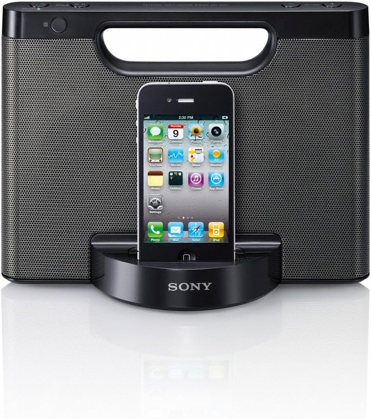 Amazon.com: Sony RDPM5IP 30-Pin iPhone/iPod Portable Speaker Dock ...