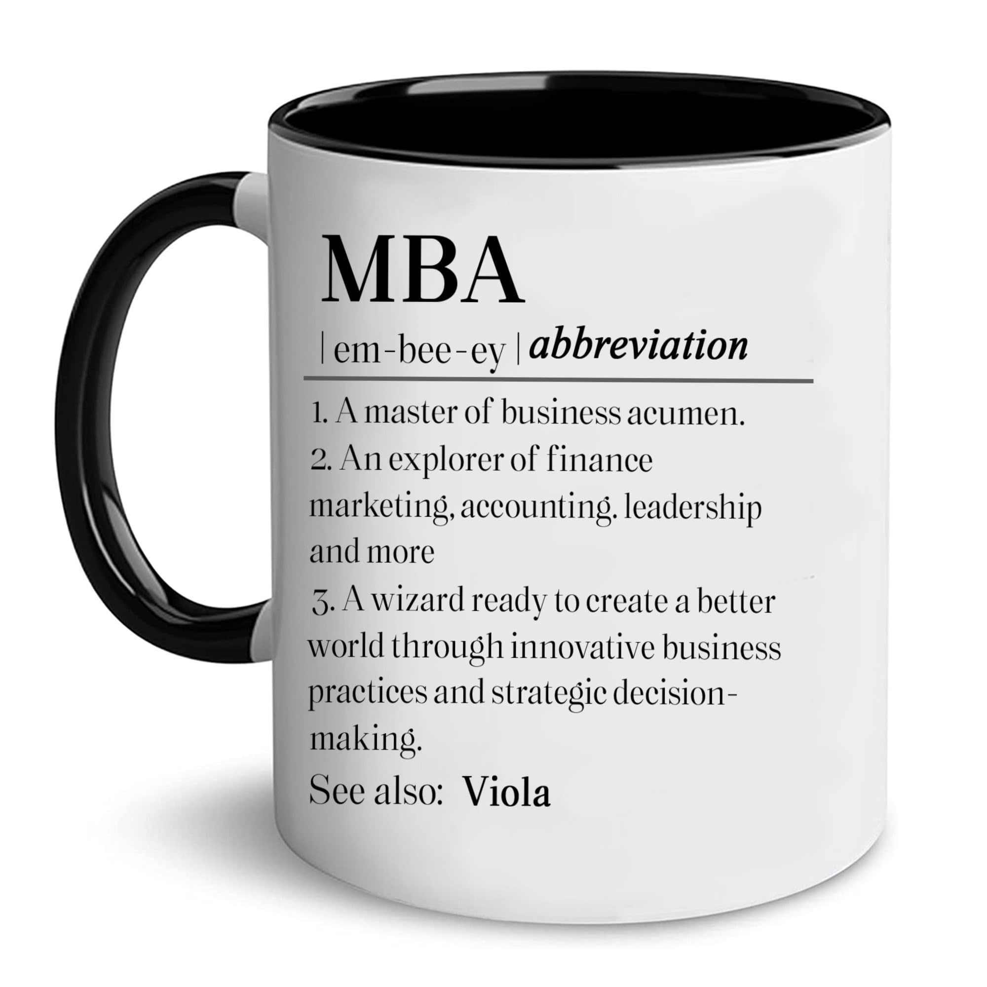 Amazon.com: Personalized Mba Graduation Mug, Custom Master Of Business ...