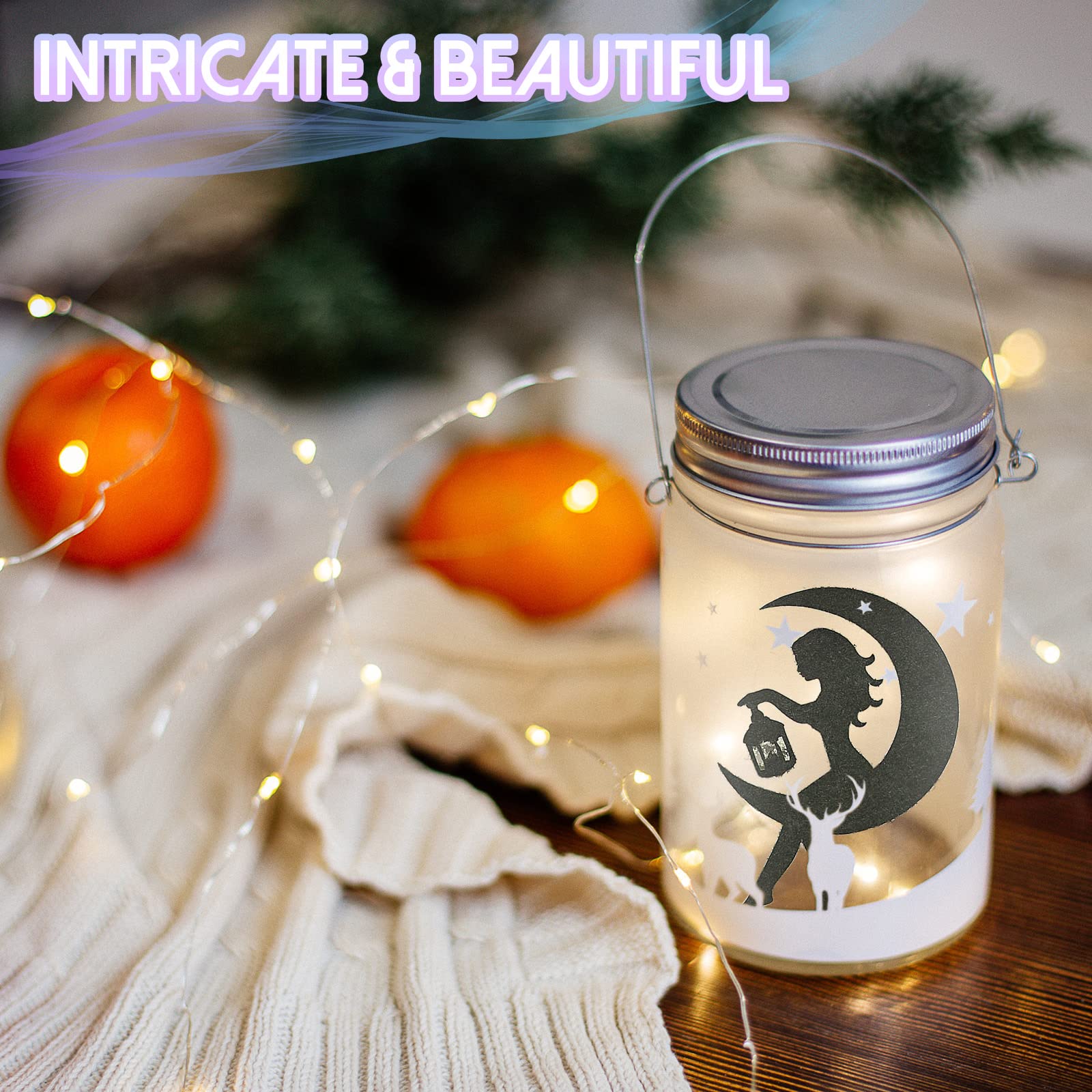 Snapklik.com : 40 Pcs Fairies Laser Cut Cardboard Fairy Mermaid ...