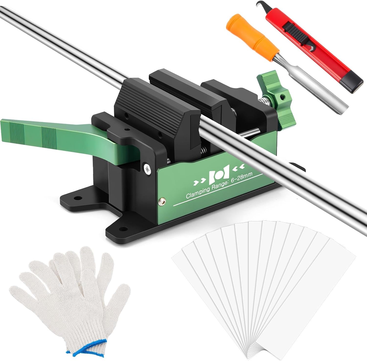 Amazon.com : Soulchen Golf Club Vise Clamp Kit Golf Regripping Kit with ...