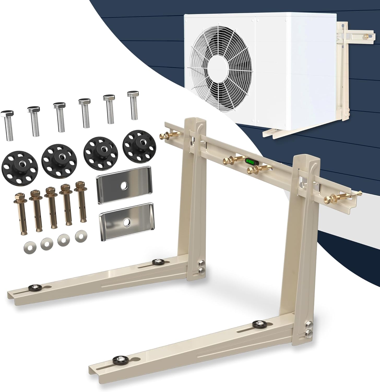 Amazon.com: WEETALL Mini Split Mounting Brackets for Outside, Condenser ...