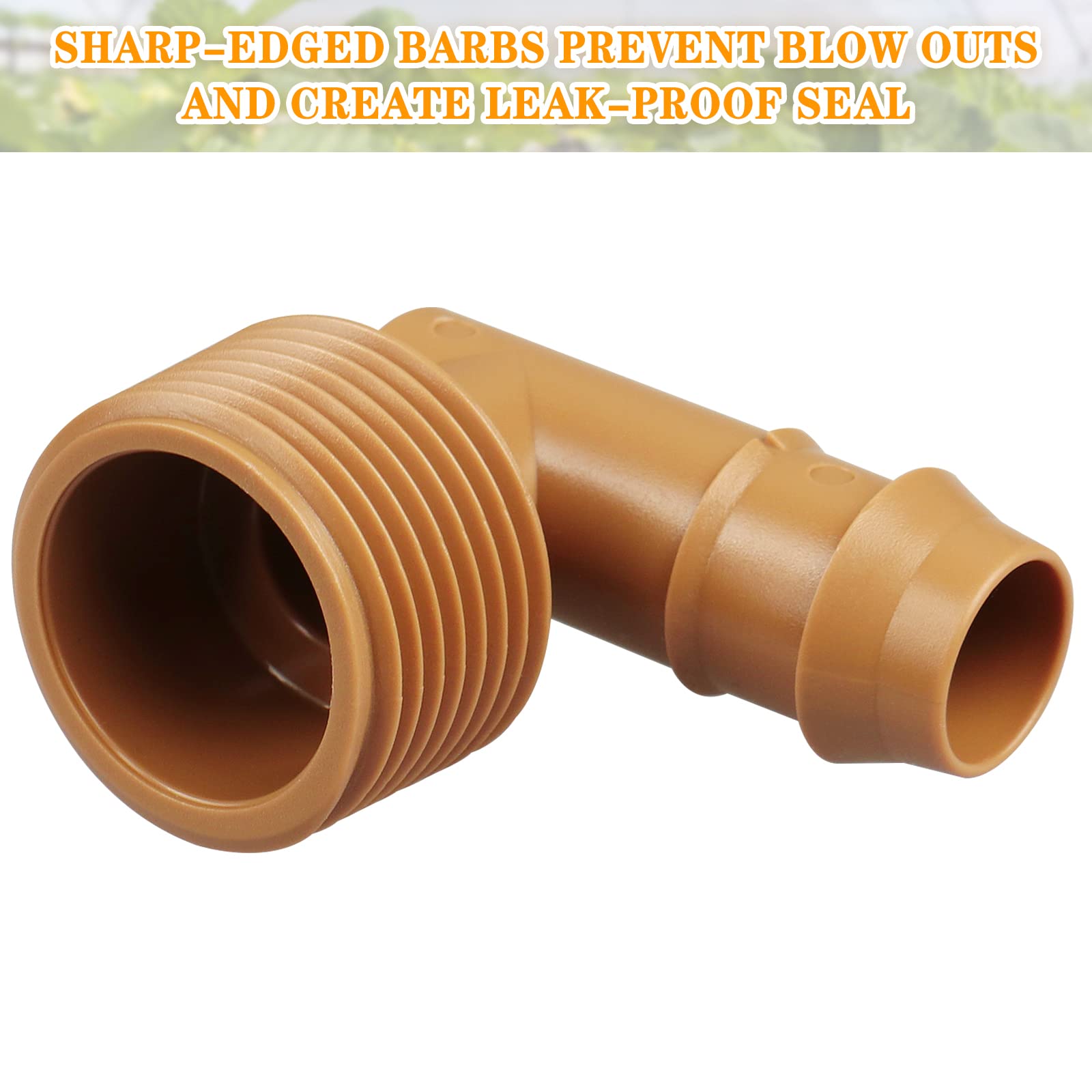Snapklik.com : Gardrip 1/2 Inch Threaded Drip Irrigation Male ...