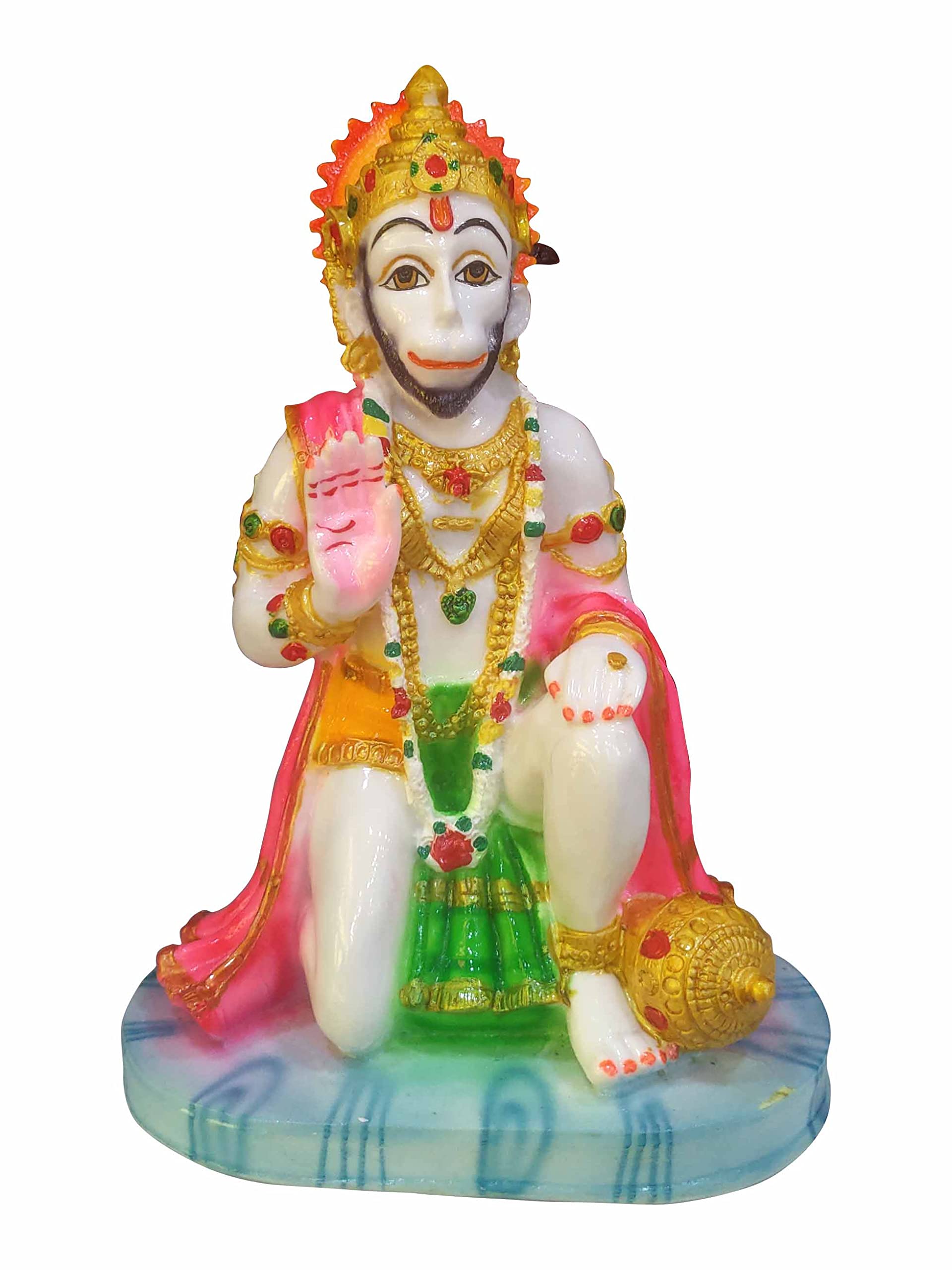 Buy Hanuman Dada Murti Home Vastu Puja Temple Marble Hanuman Ji Statue ...