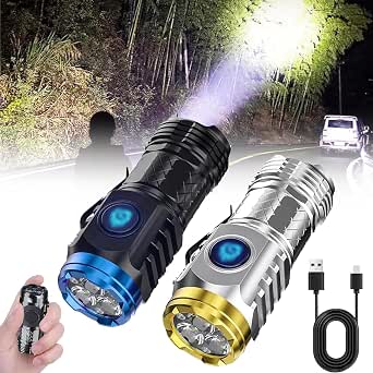 Gehanico Three-Eyed Monster Mini Flashlight Ultra Bright Portable Small ...