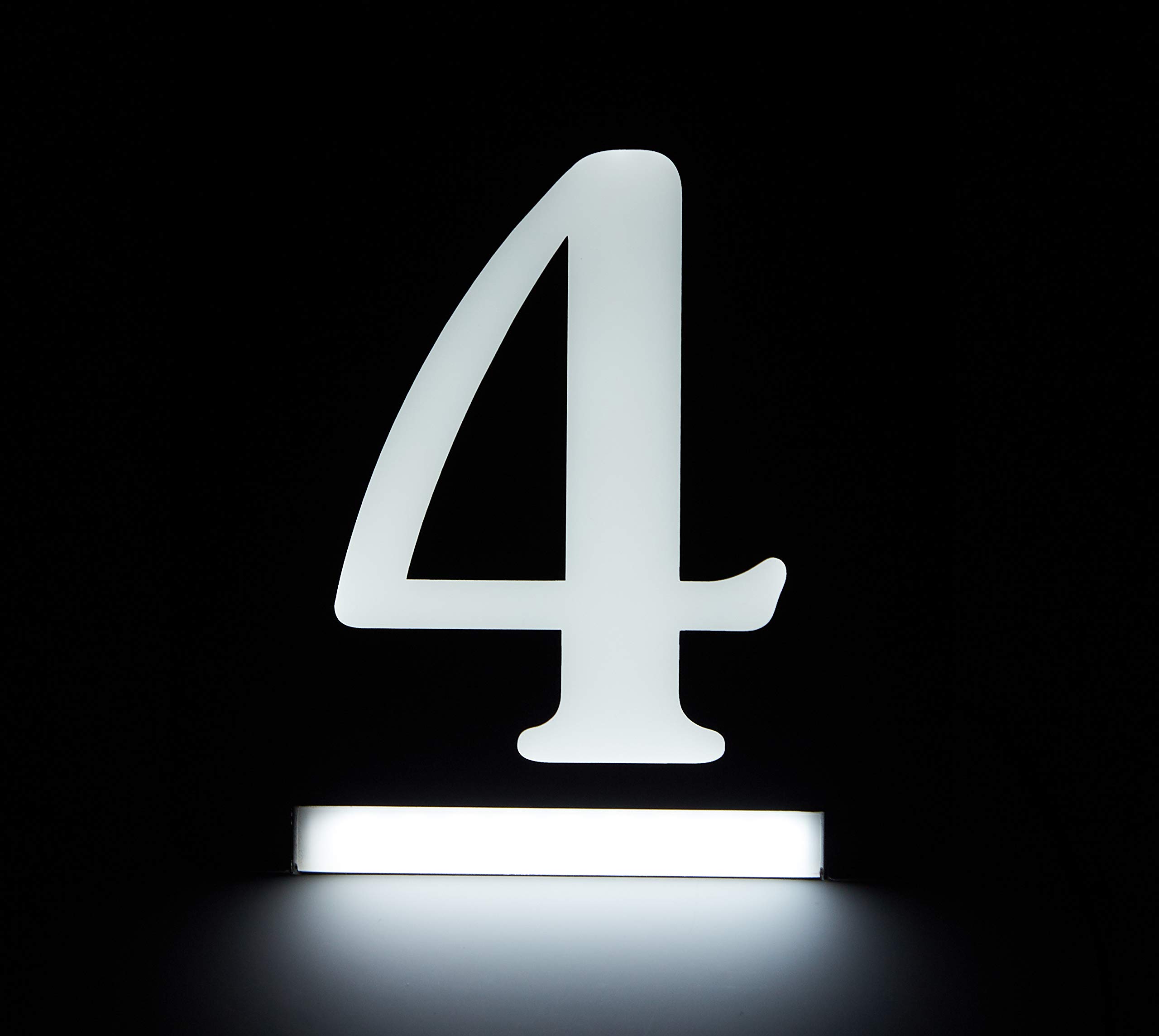 Lighted House Number Fixture
