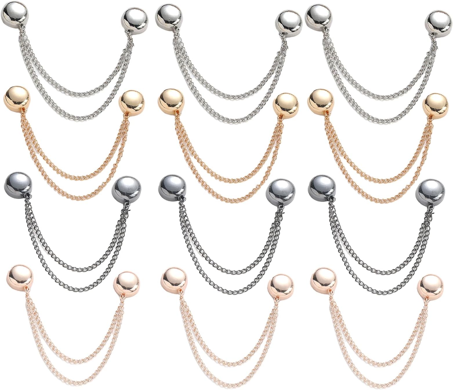 Amazon.com: 6pcs Magnet Clothing Pins, Metal Magnetic Clothing Clips ...