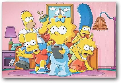 Amazon.com: The Simpsons Cartoon Jigsaw Puzzles 1000 Pieces for Adults ...
